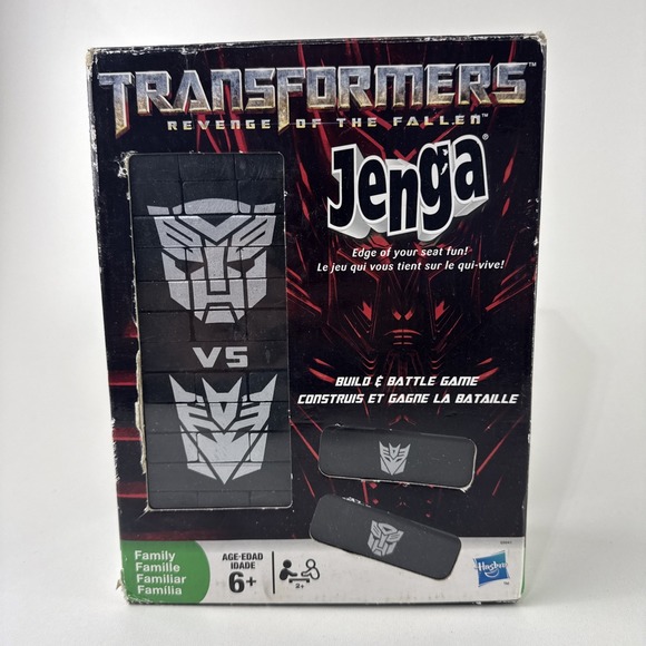 Hasbro | Toys | Transformers Revenge Of The Fallen Jenga Battle Game ...